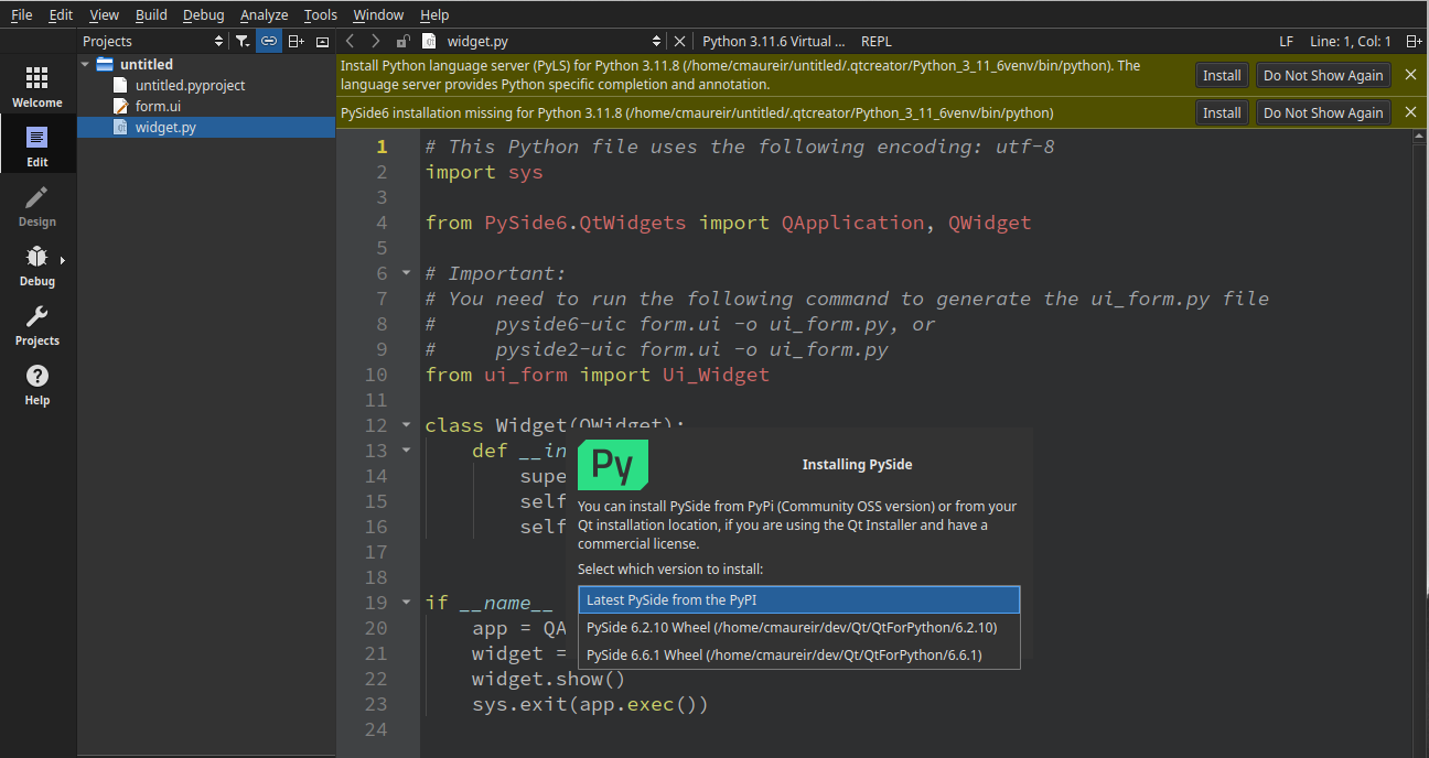 Qt for Python release: 6.7 is now available! 🐍