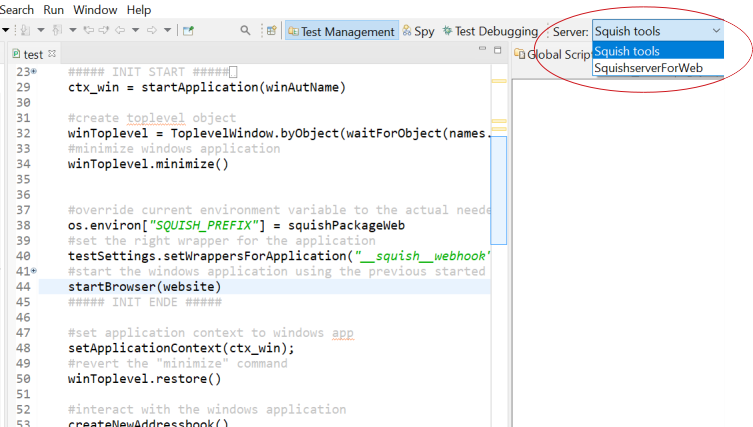 Testing Multiple Applications Using Separate Squish Packages (In One ...