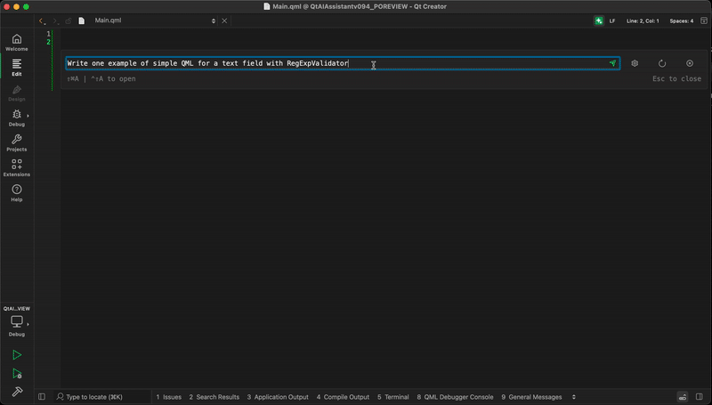 Improve QML Quality with Seamless Linter for Gen AI - Qt AI Assistant v0.9.4 Released