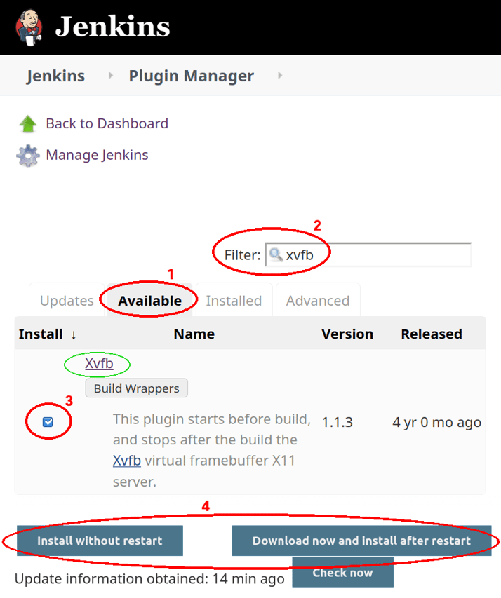 Headless Execution of GUI Tests with Jenkins