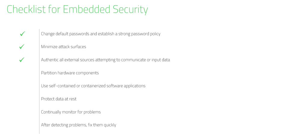 How to Use the Best Security for Your Embedded System