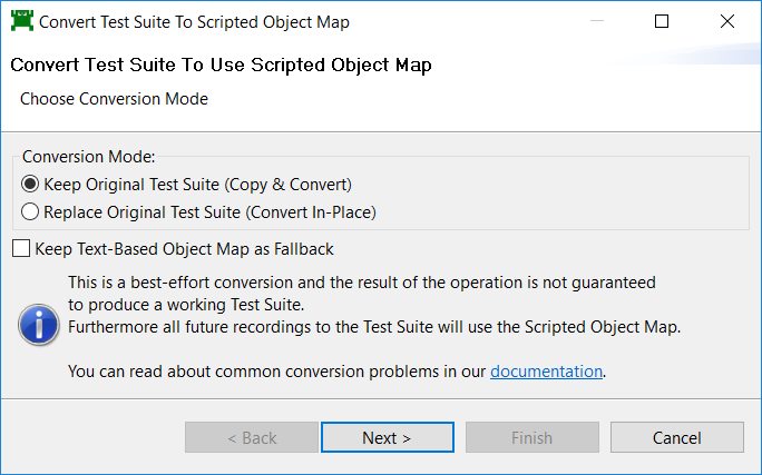 Convert Text-Based Object Maps to Script-Based Object Maps