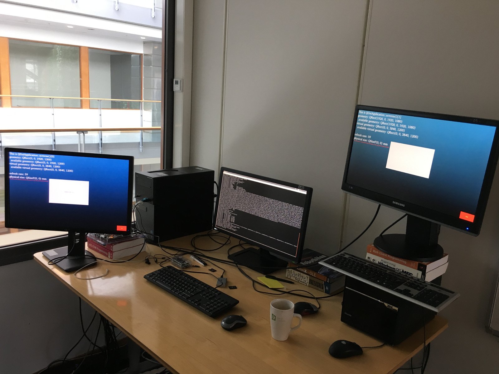 Qt Graphics with Multiple Displays on Embedded Linux