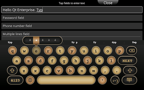 New Virtual Keyboard for Qt Enterprise