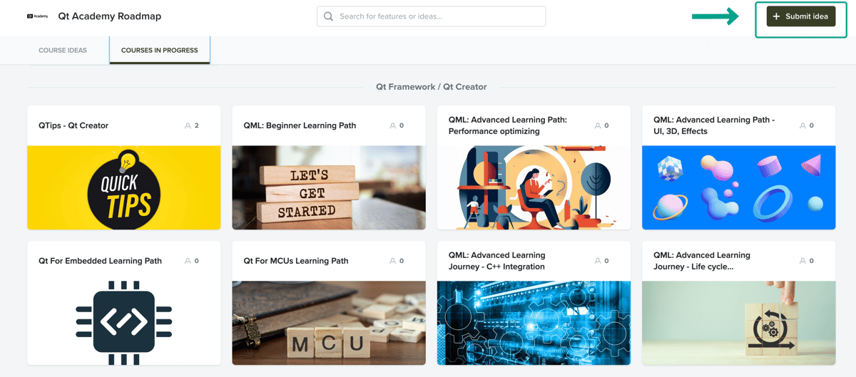 Qt Academy Roadmap: Vote on courses and suggest new ones