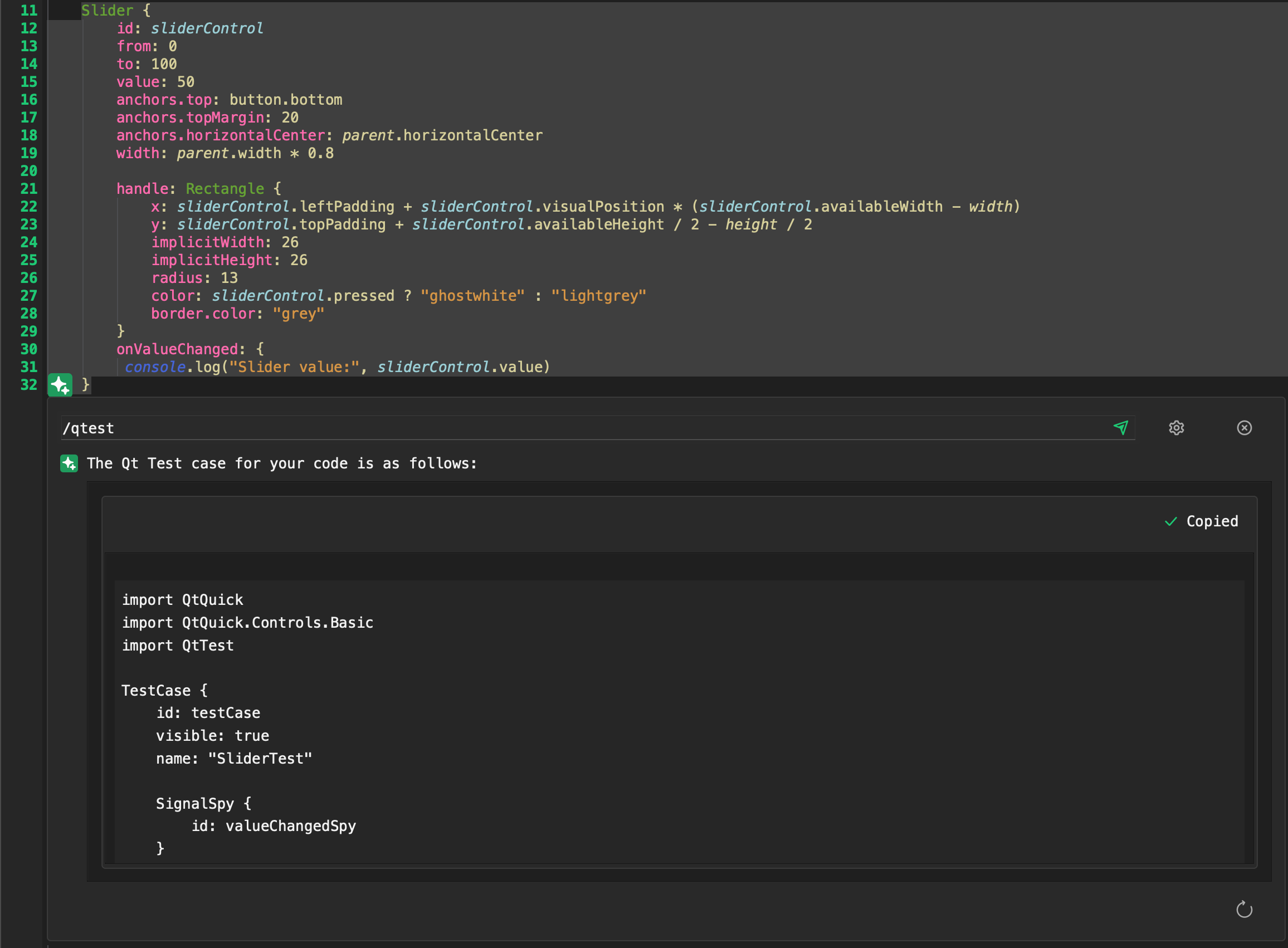 Qt AI Assistant Experimental Released