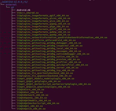 Using Qt as shared system libraries in Android