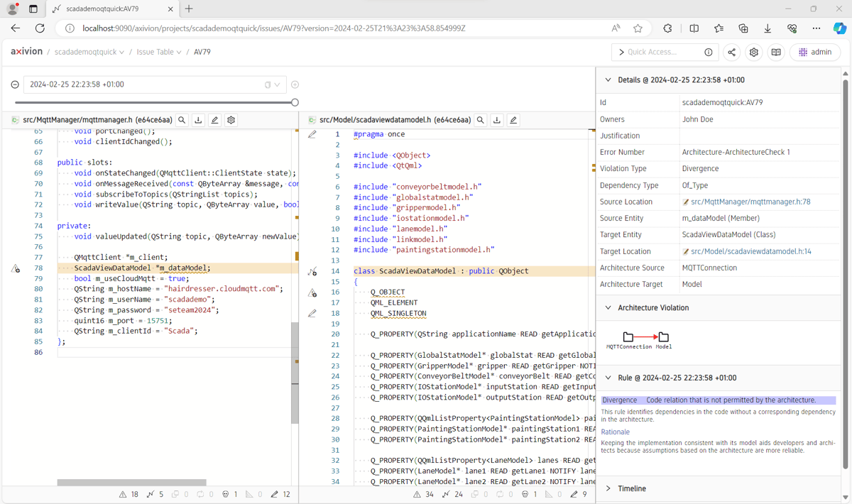 Pursuit of Quality with Axivion