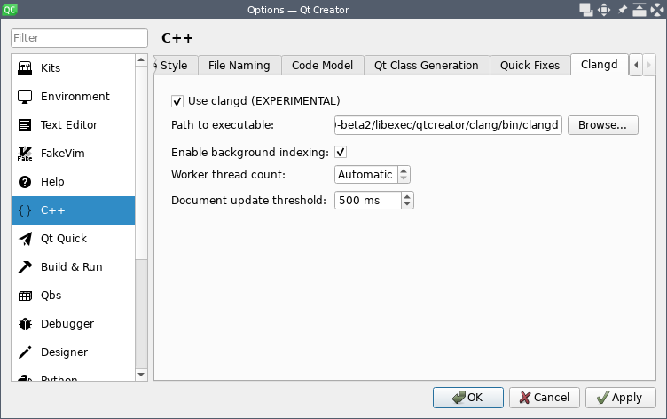 Qt Creator and clangd: An Introduction