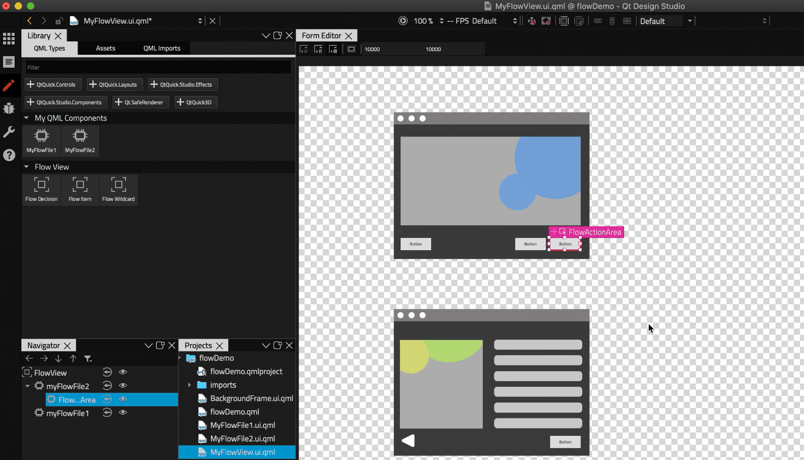 Introducing Flow Mode in Qt Design Studio 1.5 - Part 1