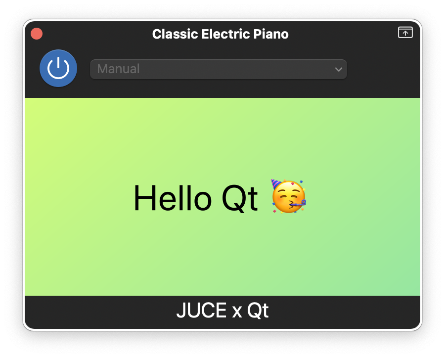 JUCE x Qt