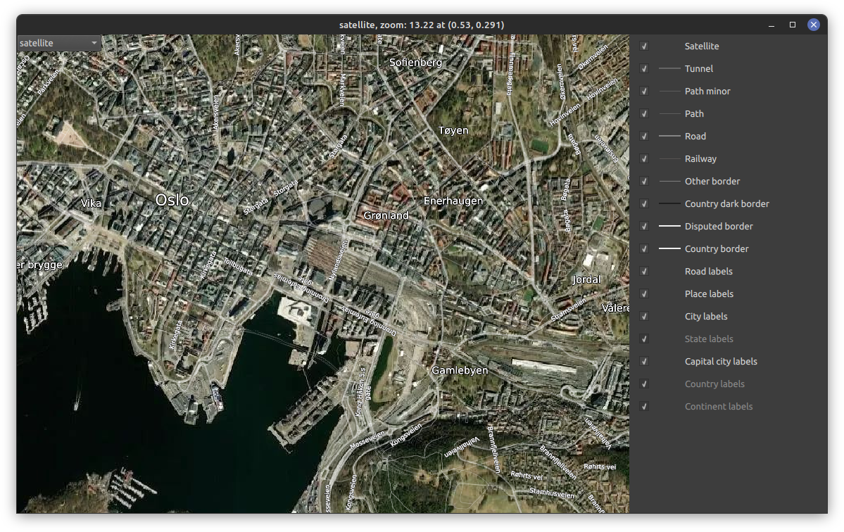 An Experiment with Vector Maps