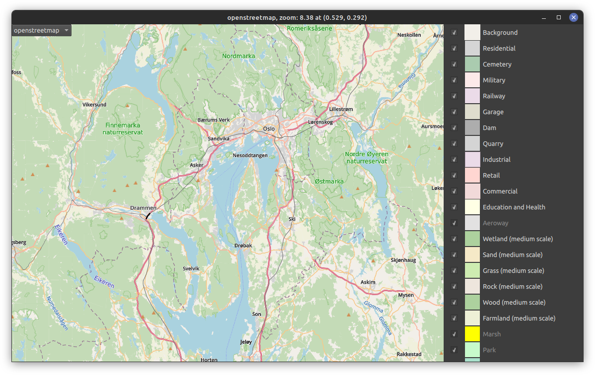 An Experiment with Vector Maps