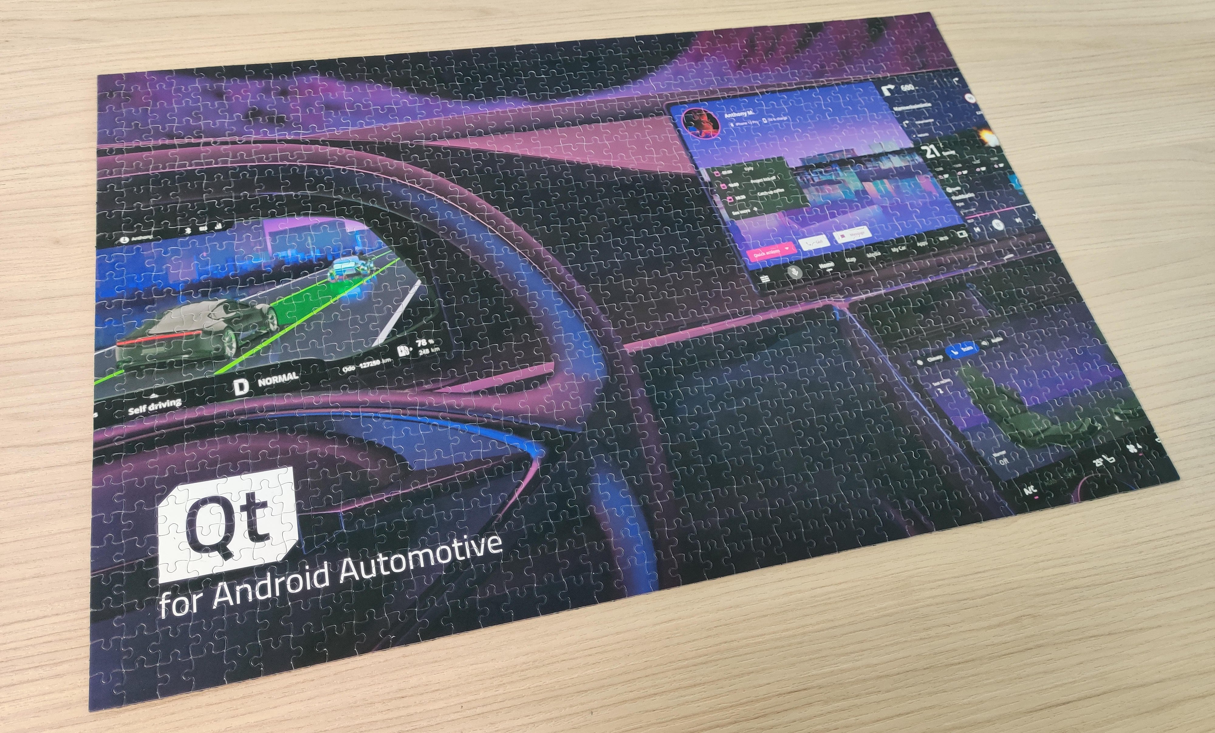 Qt for Android Automotive : Outrun Demo Integration