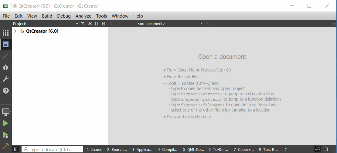 Qt Creator 6 - CMake update