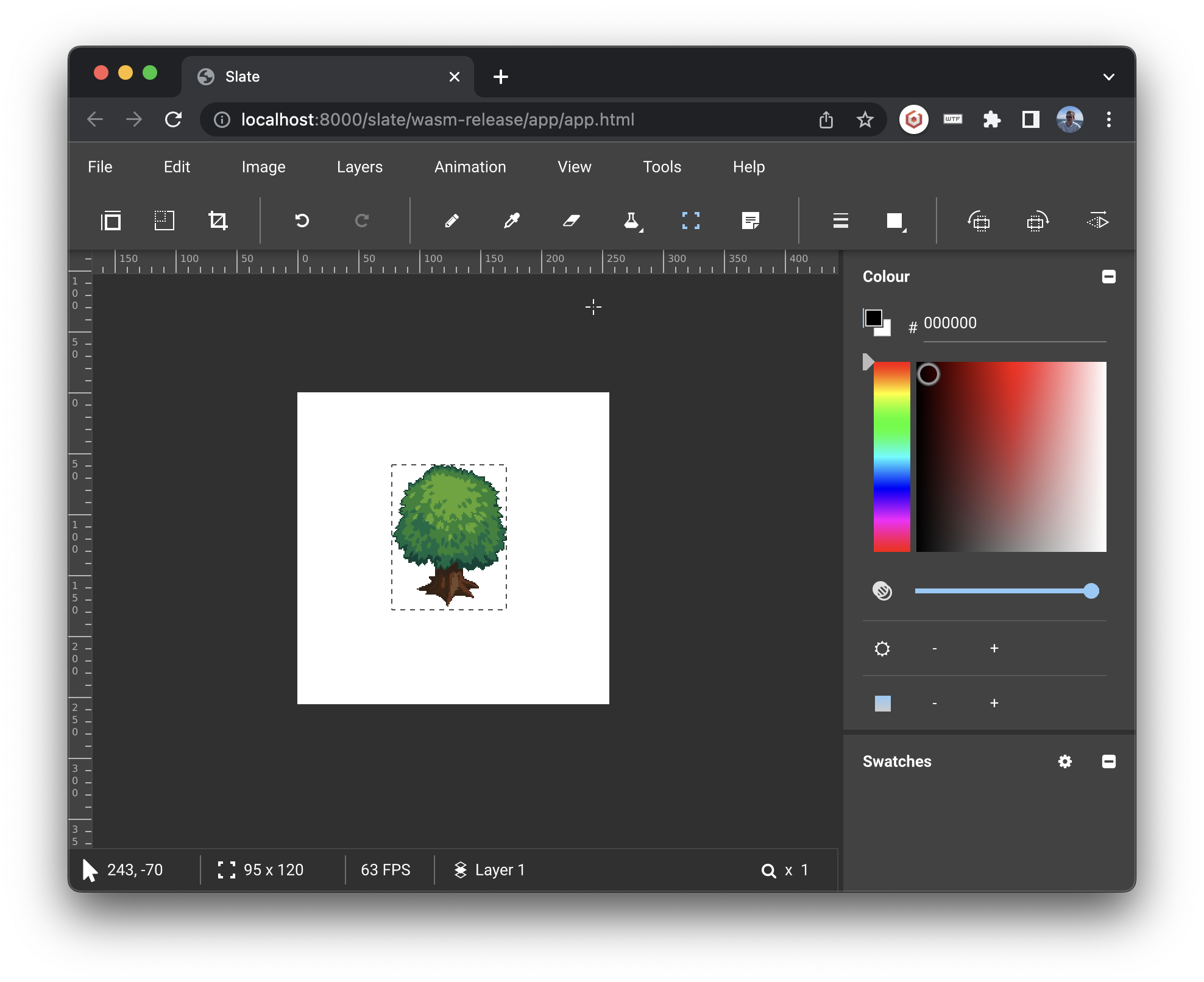 Porting Slate to Qt for WebAssembly