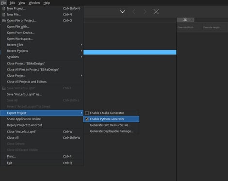 Running your Qt Design Studio projects with Python