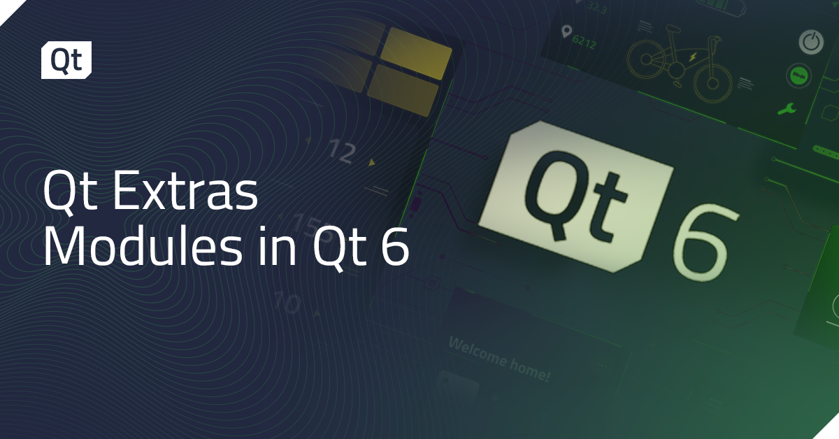 Qt Extras Modules in Qt 6