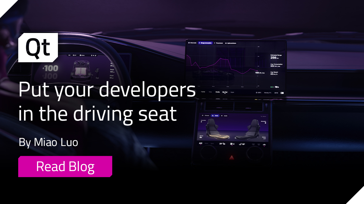 Put your developers in the driving seat