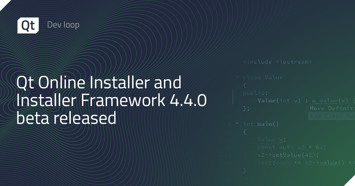 Qt Online Installer and Installer Framework 4.4.0 released