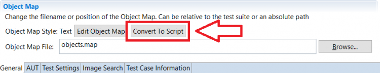 Convert Text-Based Object Maps to Script-Based Object Maps
