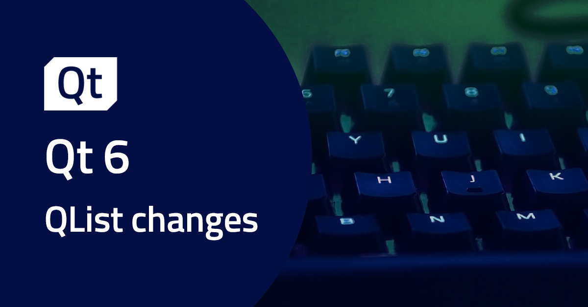 QList changes in Qt 6