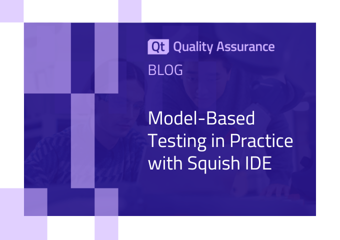 Model-Based Testing in Practice with the Squish IDE
