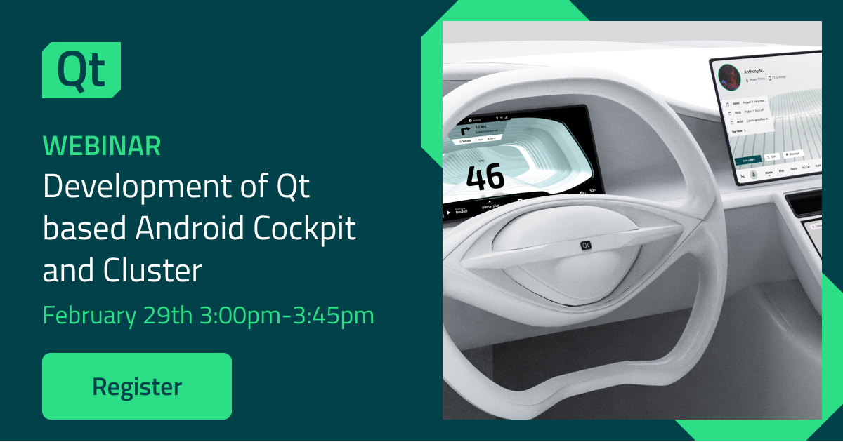 Development of Qt based Android Cockpit and Cluster